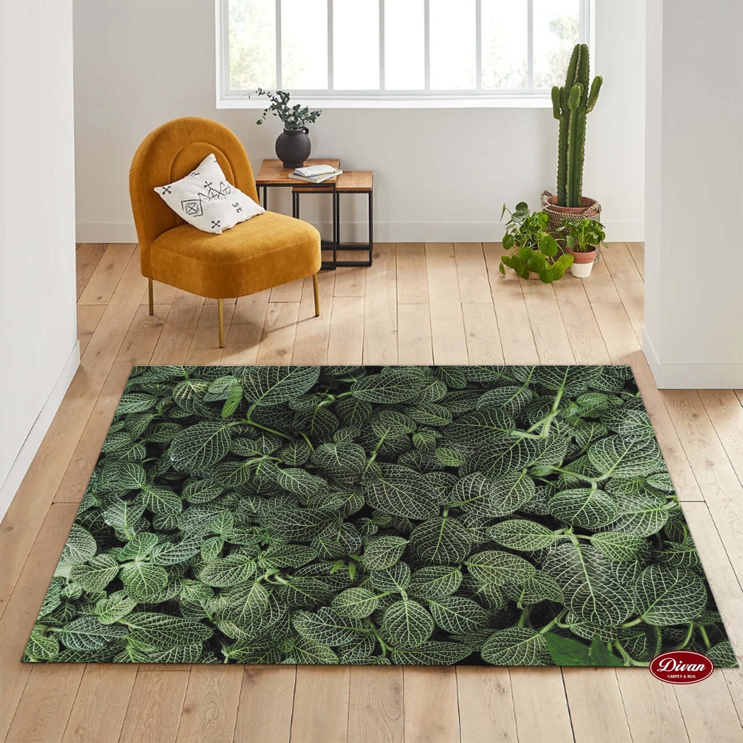 Fall Rug, Leaf Carpet Rug, Living Room Rug, Area Rug, Decorative Floor ...