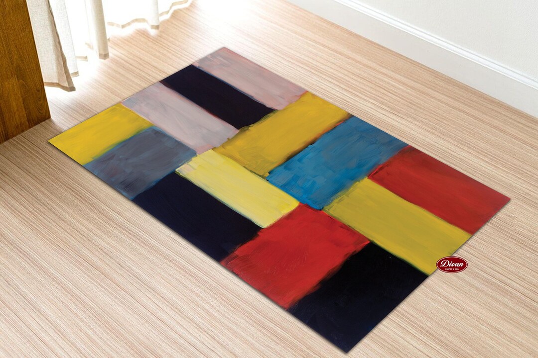 Mark Rothko Print Rug,mark Rothko Dancing Carpet,cool Rug,colorful Rug ...