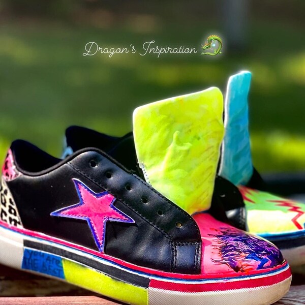 Bright Colored Shoes - Etsy