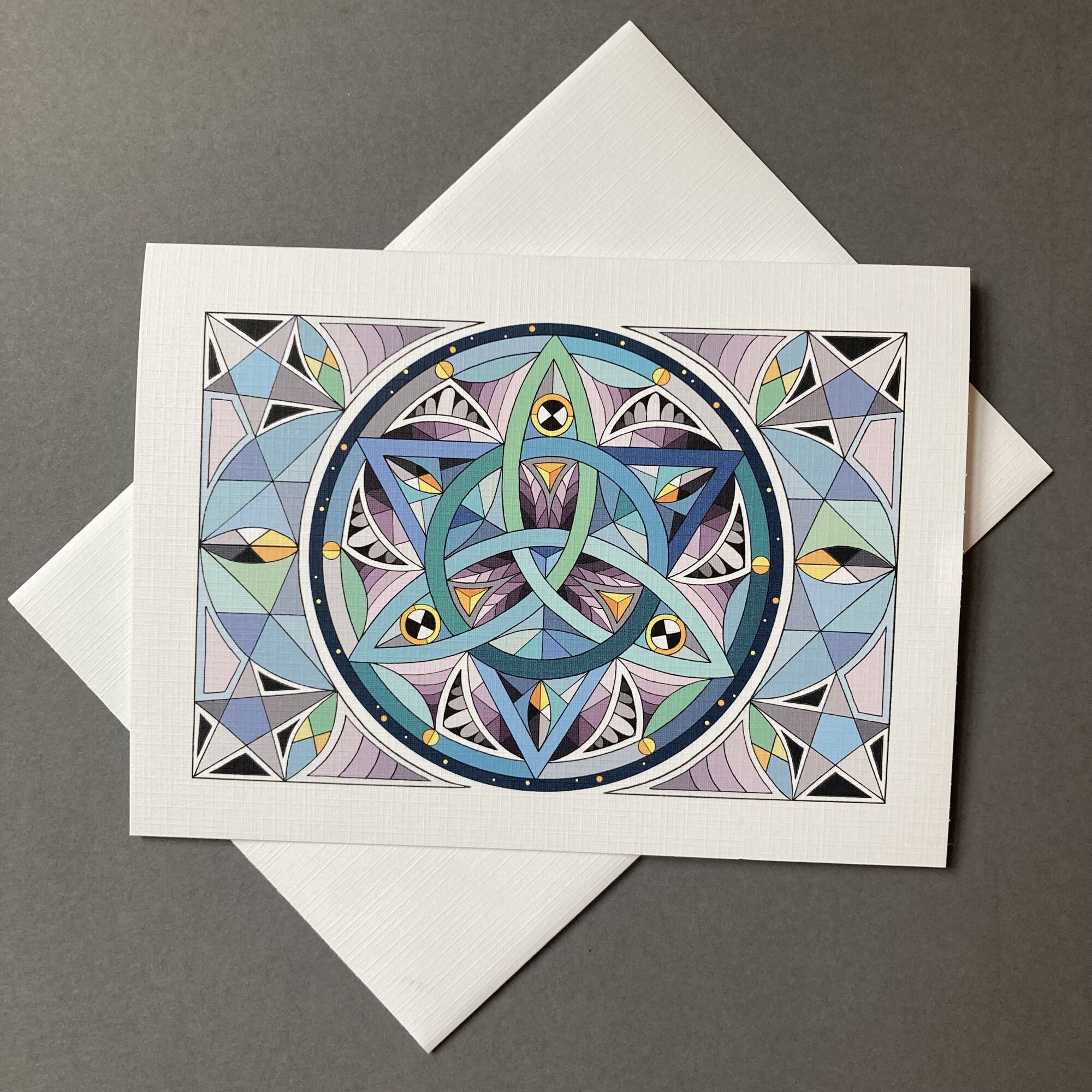 Card, ETERNITY KNOT, Fine Art, Frameable, Sympathy, Loss, Grief, Note ...