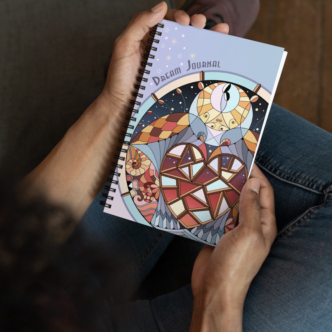 Spiral Notebook, "glass Heart", Soft-touch Cover, for Journaling ...