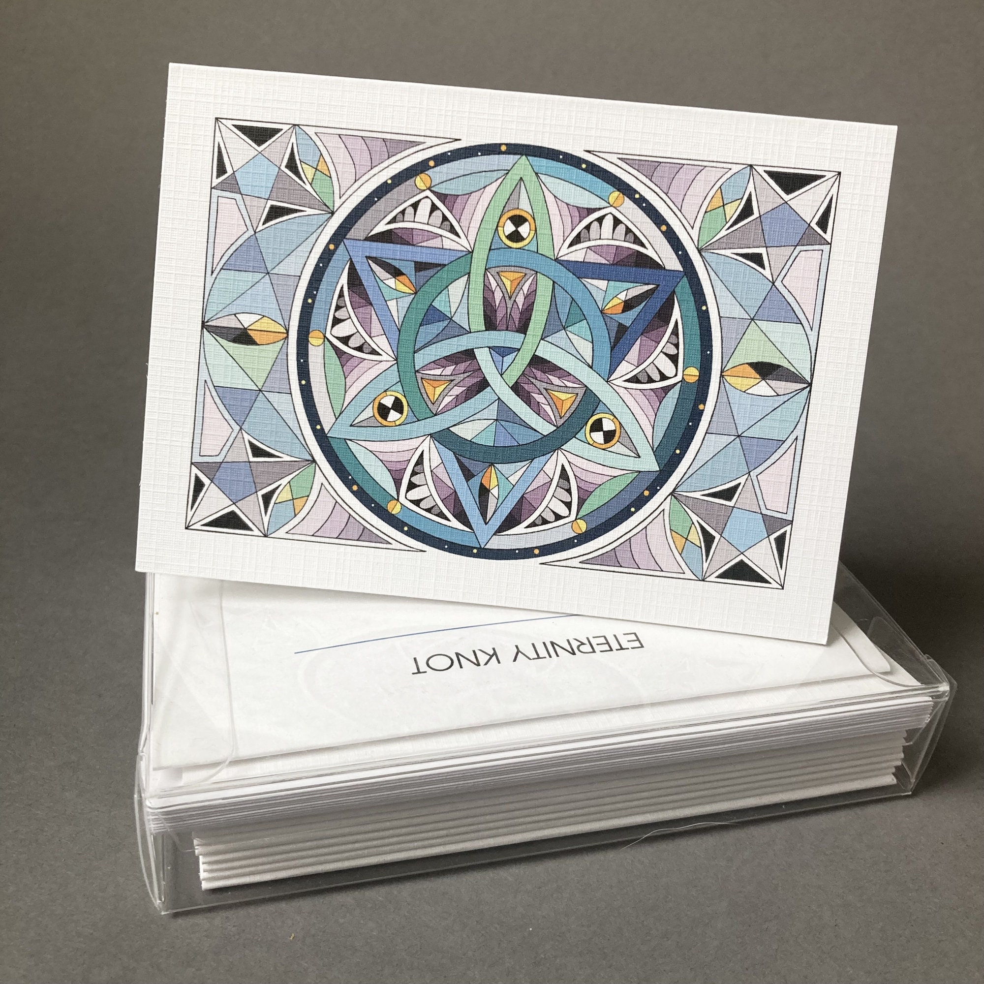 Card, ETERNITY KNOT, Fine Art, Frameable, Sympathy, Loss, Grief, Note ...