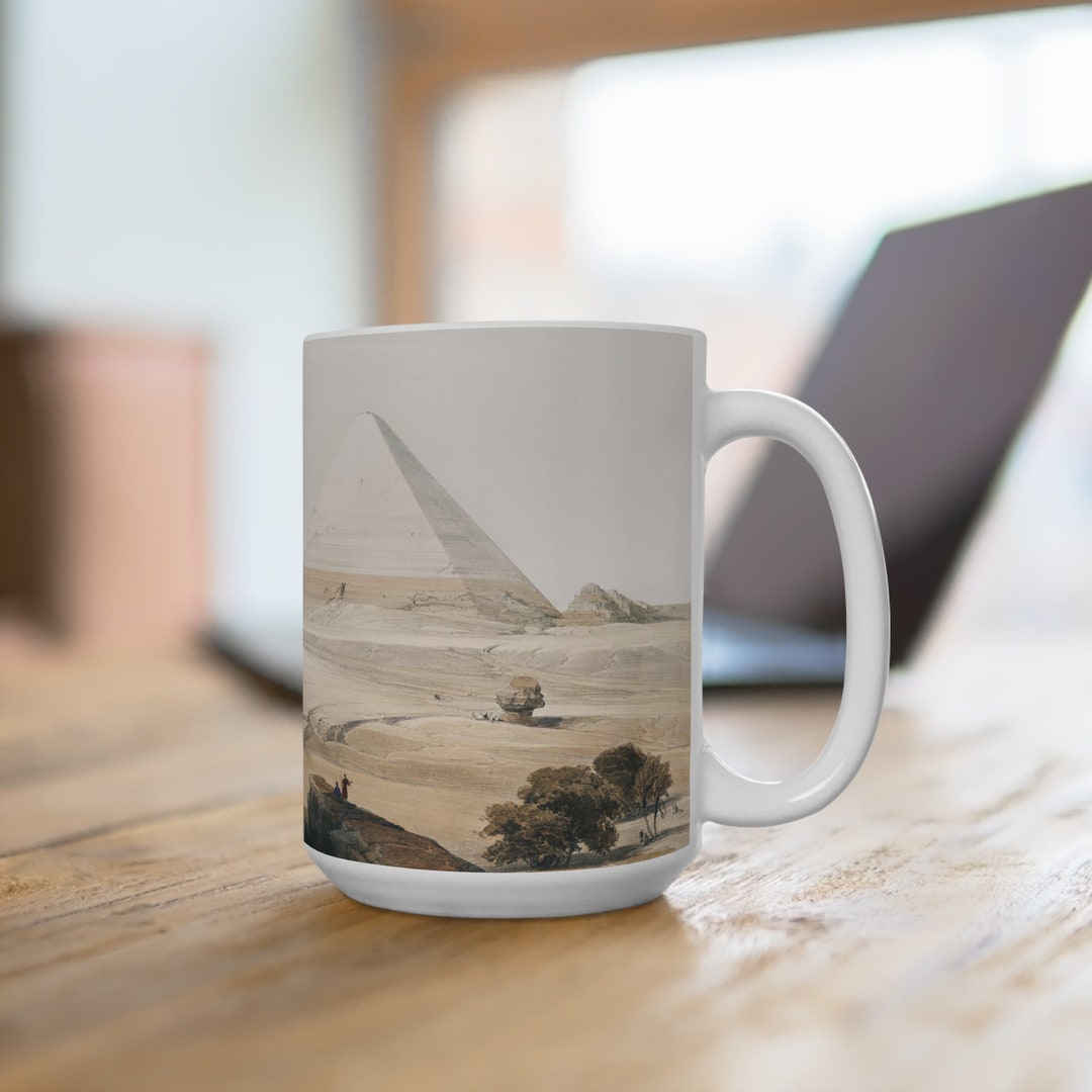 15 Oz Ceramic Mug Pyramids Egypt - Etsy