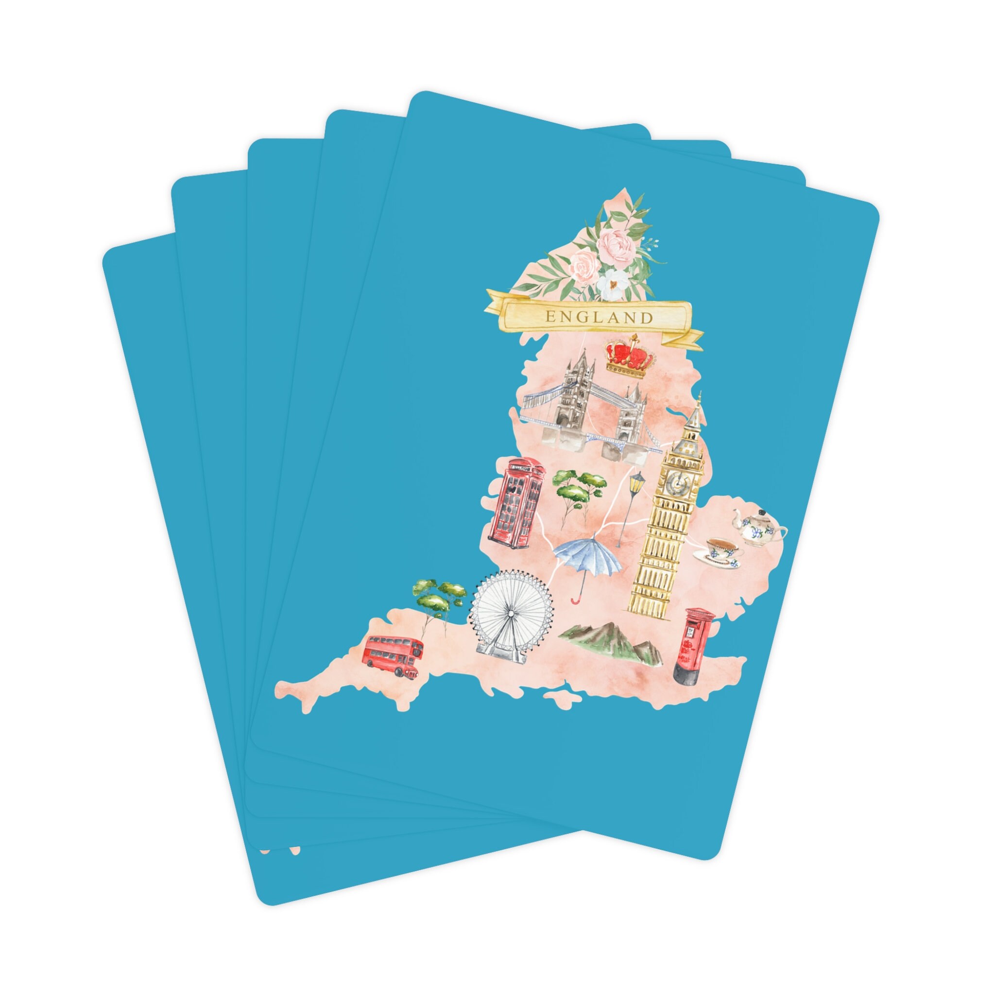 Playing Cards / England - Etsy