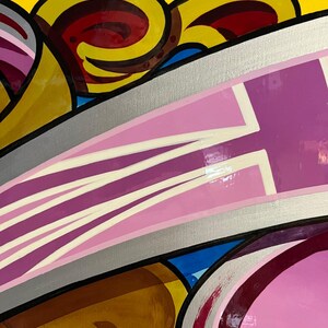 Fairground Purple Union Jack Sign - Etsy UK