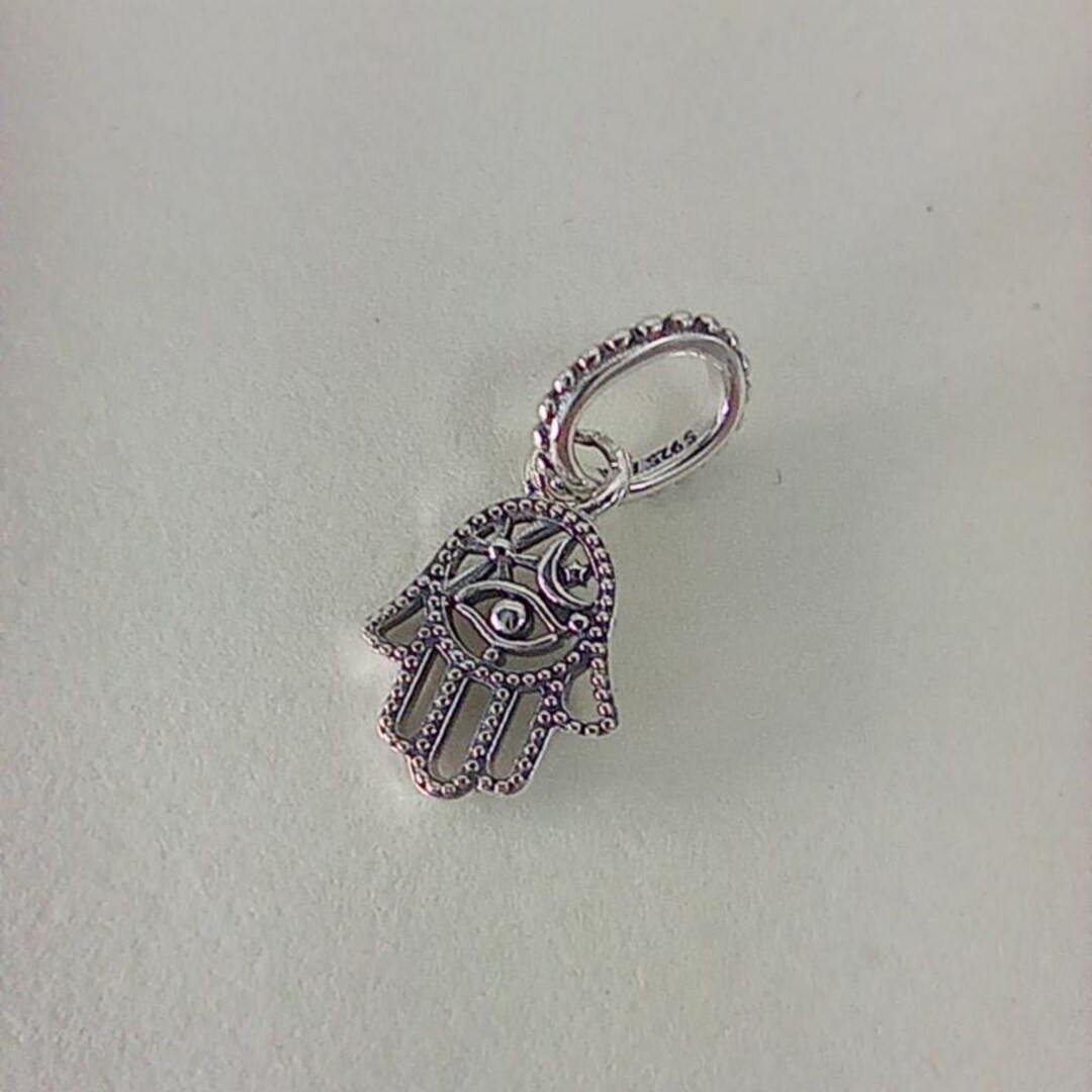 PANDORA 925 Protective Hamsa Hand Pendant Charm - Etsy