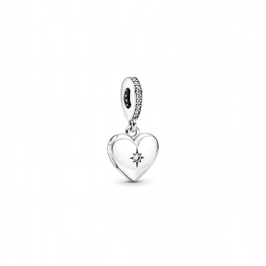 Pandora Sterling Silver Charm Openable Heart Locket - Etsy