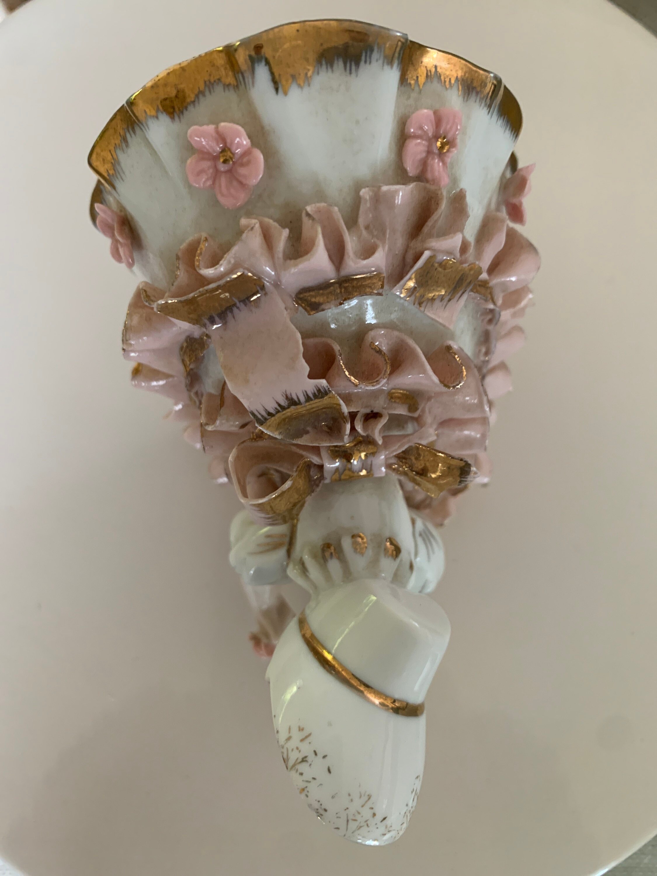 Vintage Geo Z Lefton bloomer Girl Pair Figurines - Etsy