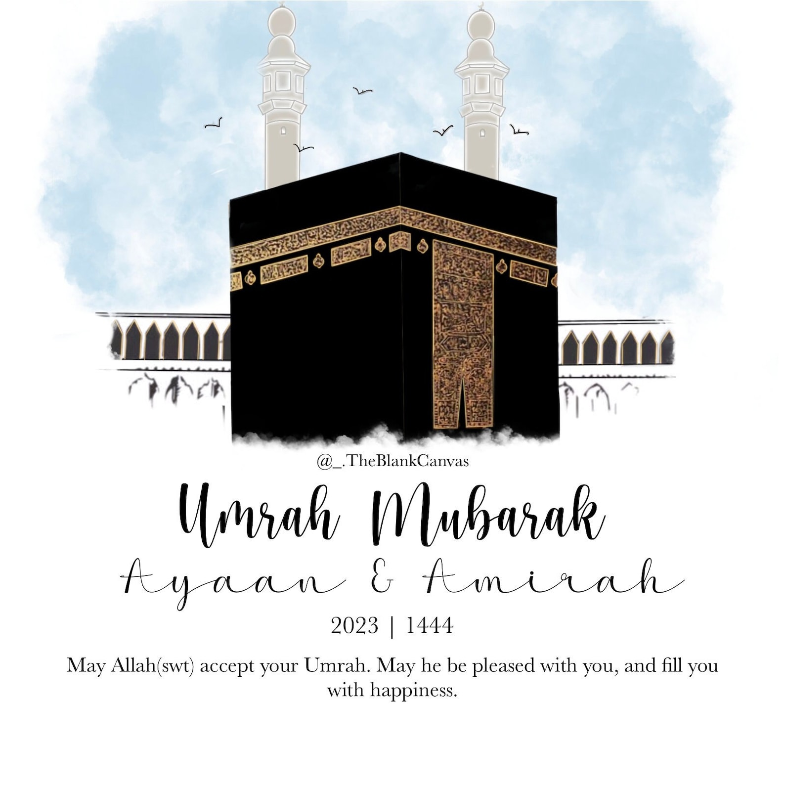 Umrah Mubarak Frame - Etsy