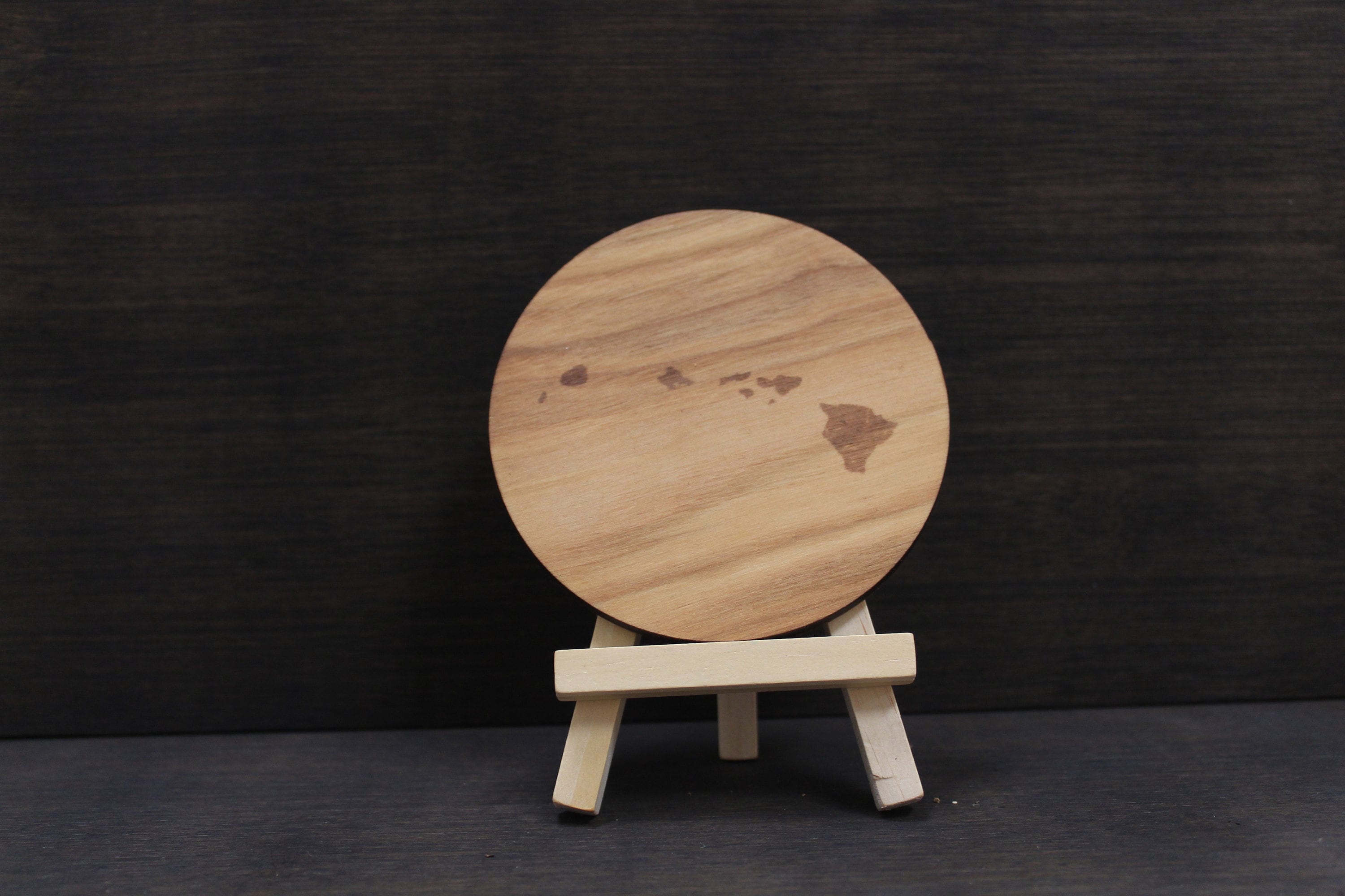 Made in USA Four Hawaii Laser Cut Wood Coasters, Baltic Birch, Hawaiian ...