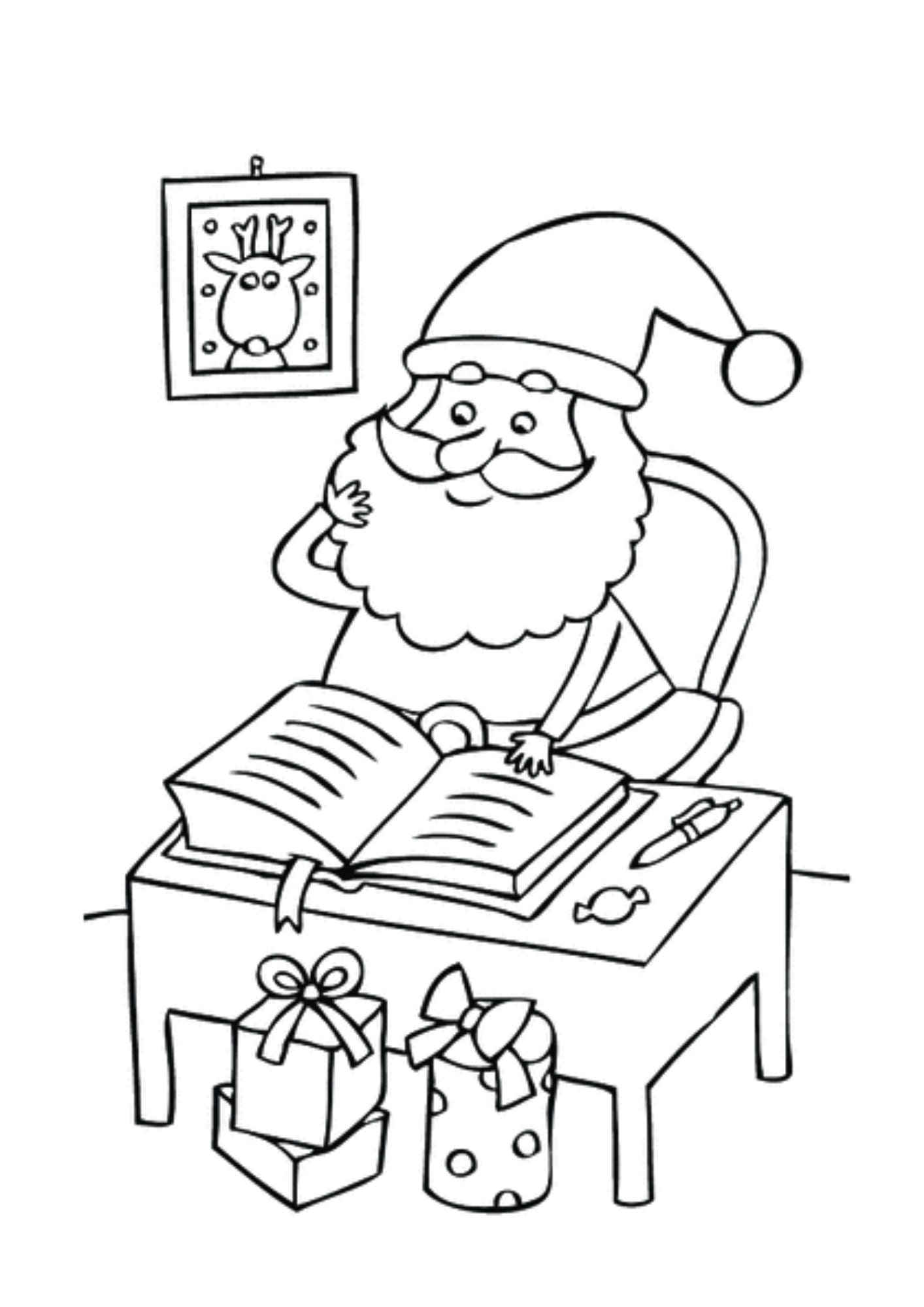 10 Christmas Coloring Pages - Printable Holiday Activity (digital ...