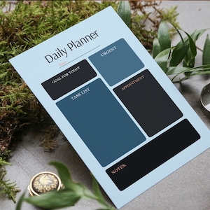 Printable Daily Planner - Etsy
