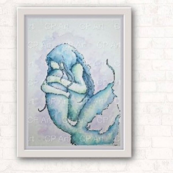 Sad Girl Fantasy Art - Etsy