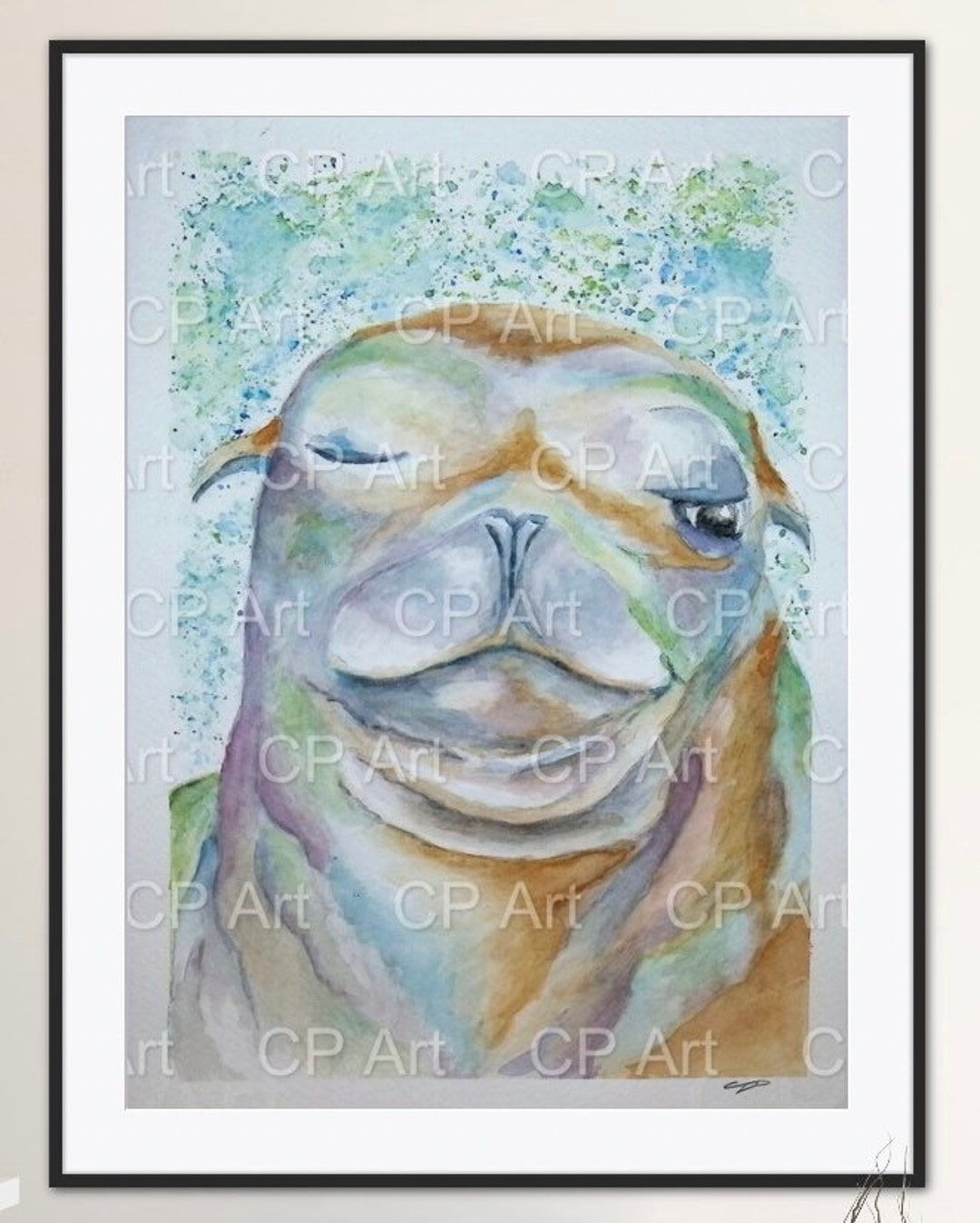 Sealion, ORIGINAL, A4, Watercolour, Seal, Sea, Sealife, Water, Ocean ...