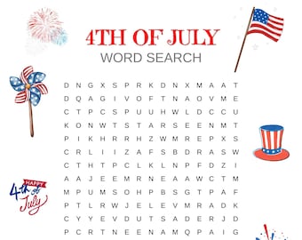4th of July Word Scramble | 4th of July Activities for Kids | 4th of ...