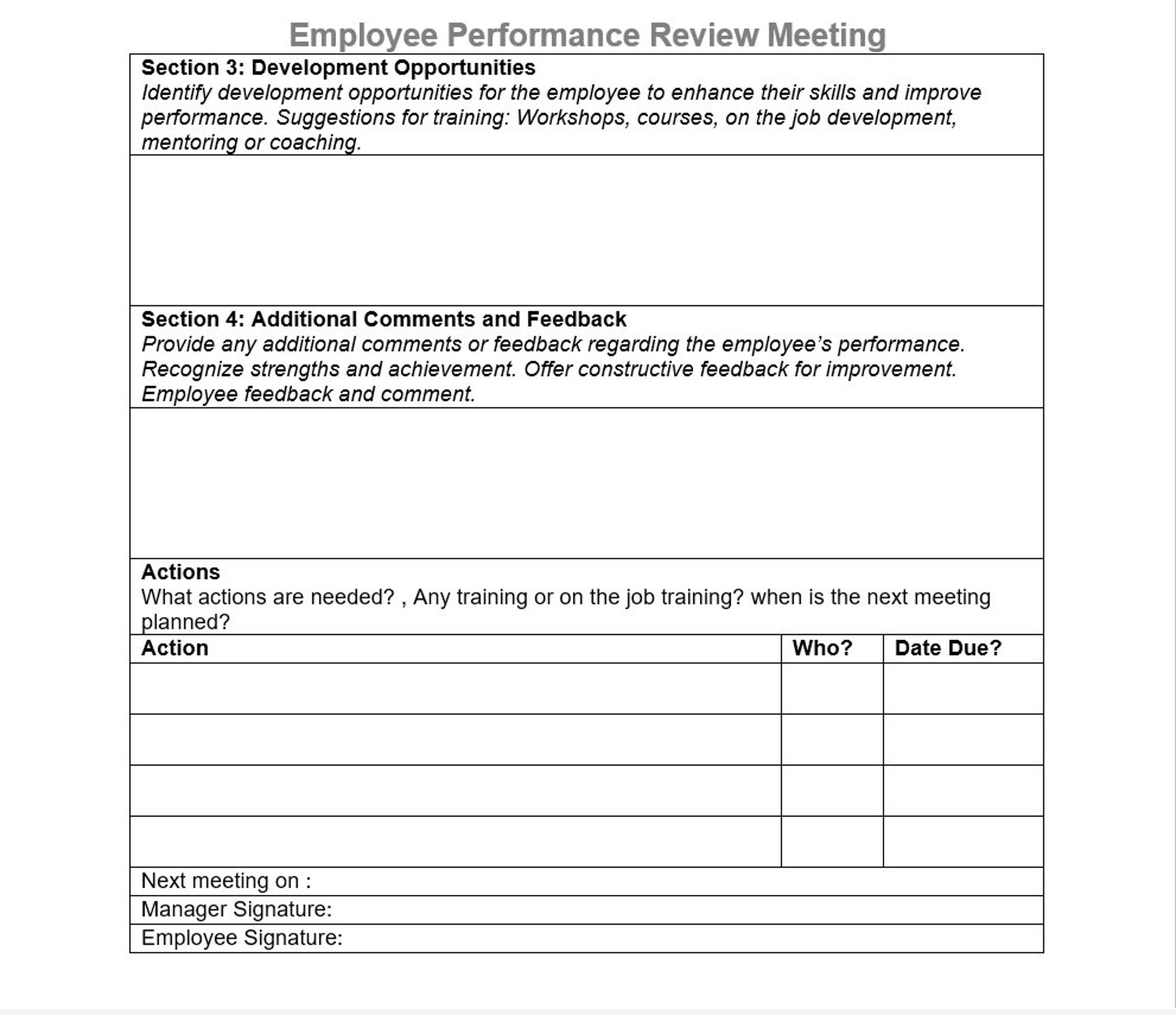 Manager's Essential Toolkit: Professional Templates- One-to-one Meeting ...