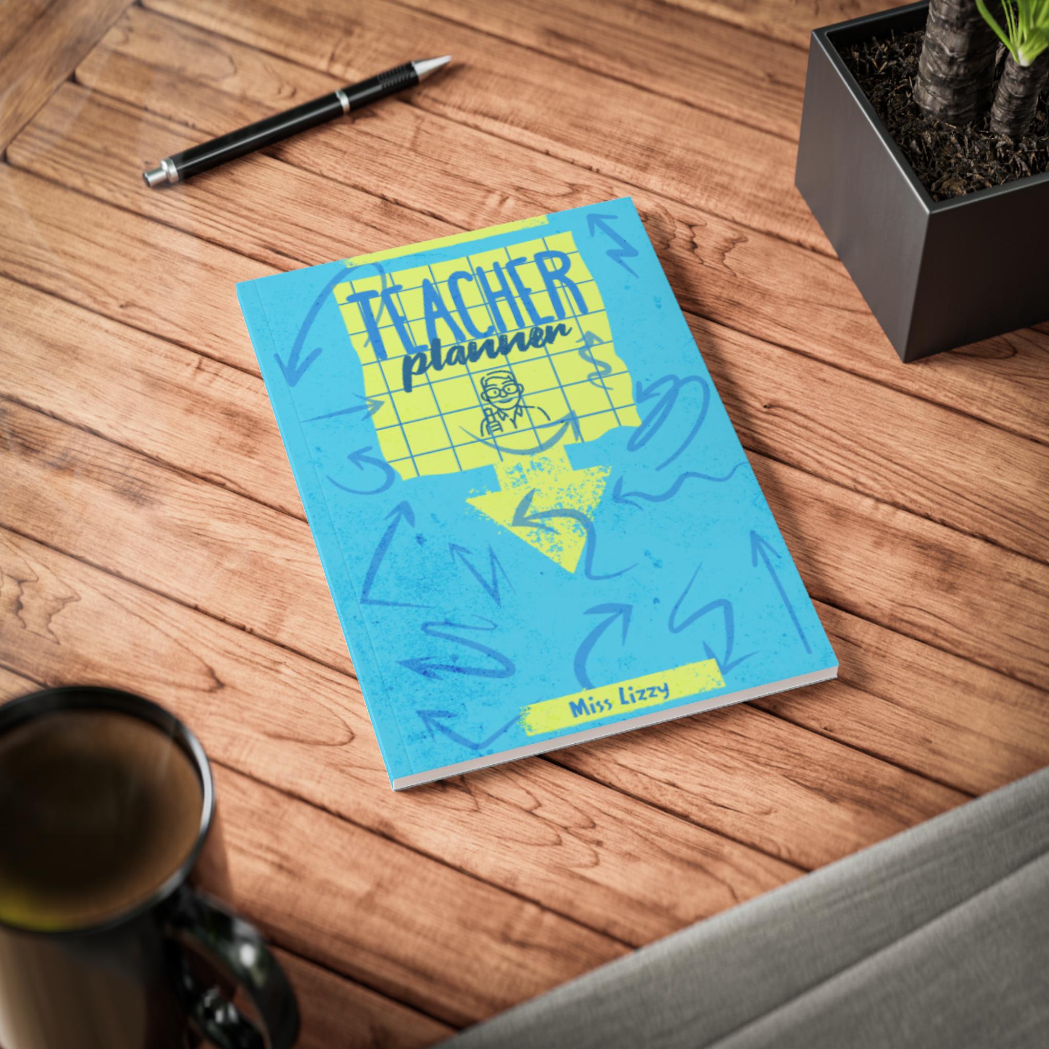 Personalized Design Cute Teacher Planner Notebook, A5 Softcover Journal ...