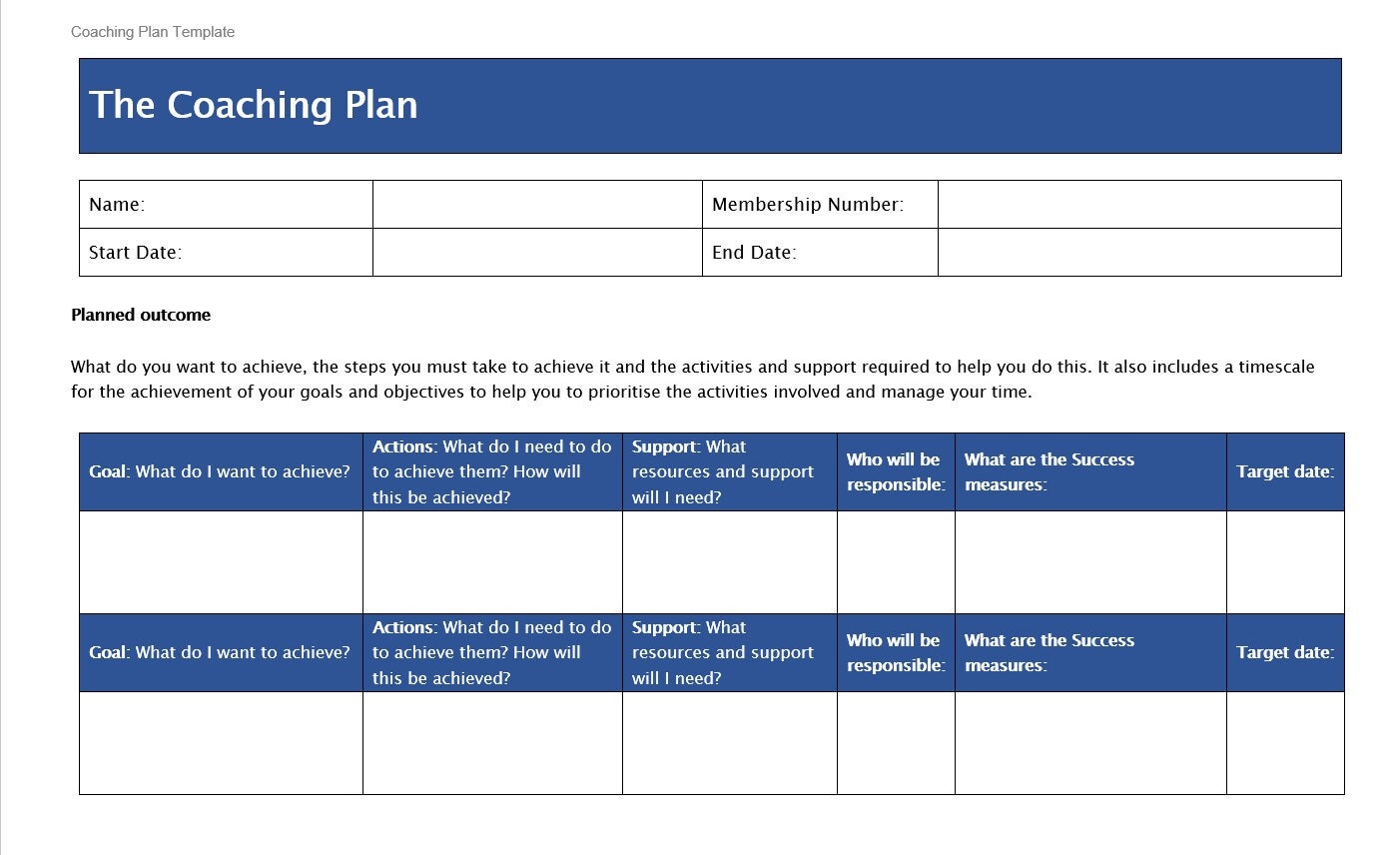 Employee Coaching Template: Coaching Plan Worksheet | Mentor, Manager ... Employee Coaching Template: Coaching Plan Worksheet | Mentor, Manager ...