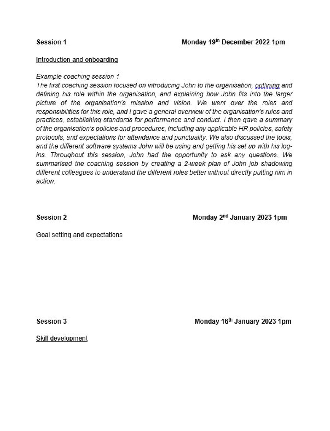 Employee Coaching Template: Coaching Plan Worksheet | Mentor, Manager ...