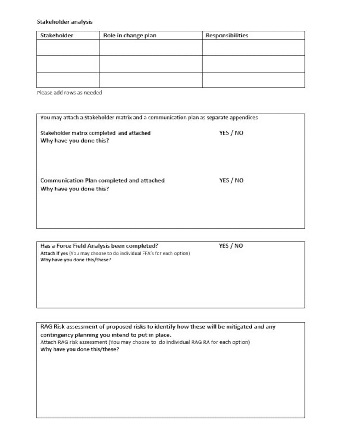 Change Proposal Digital Template, Editable Business Document ...