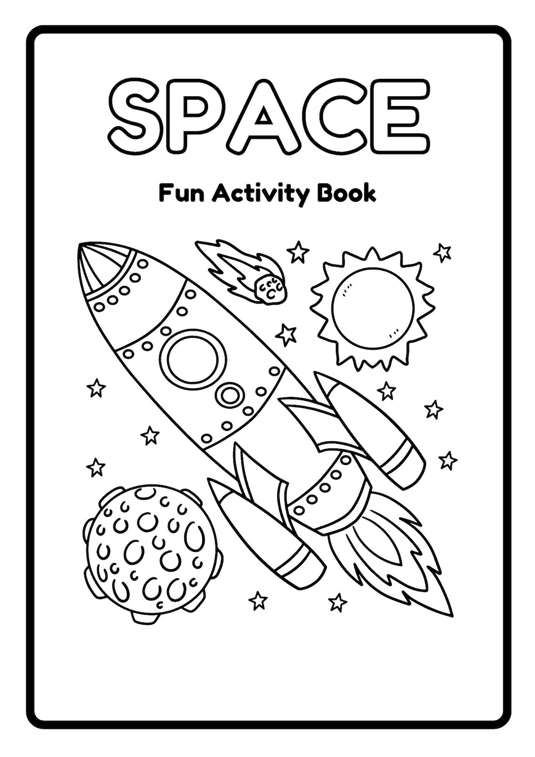 Fun Space Activity Worksheets 12 Pages Coloring Sheet, Learning ...