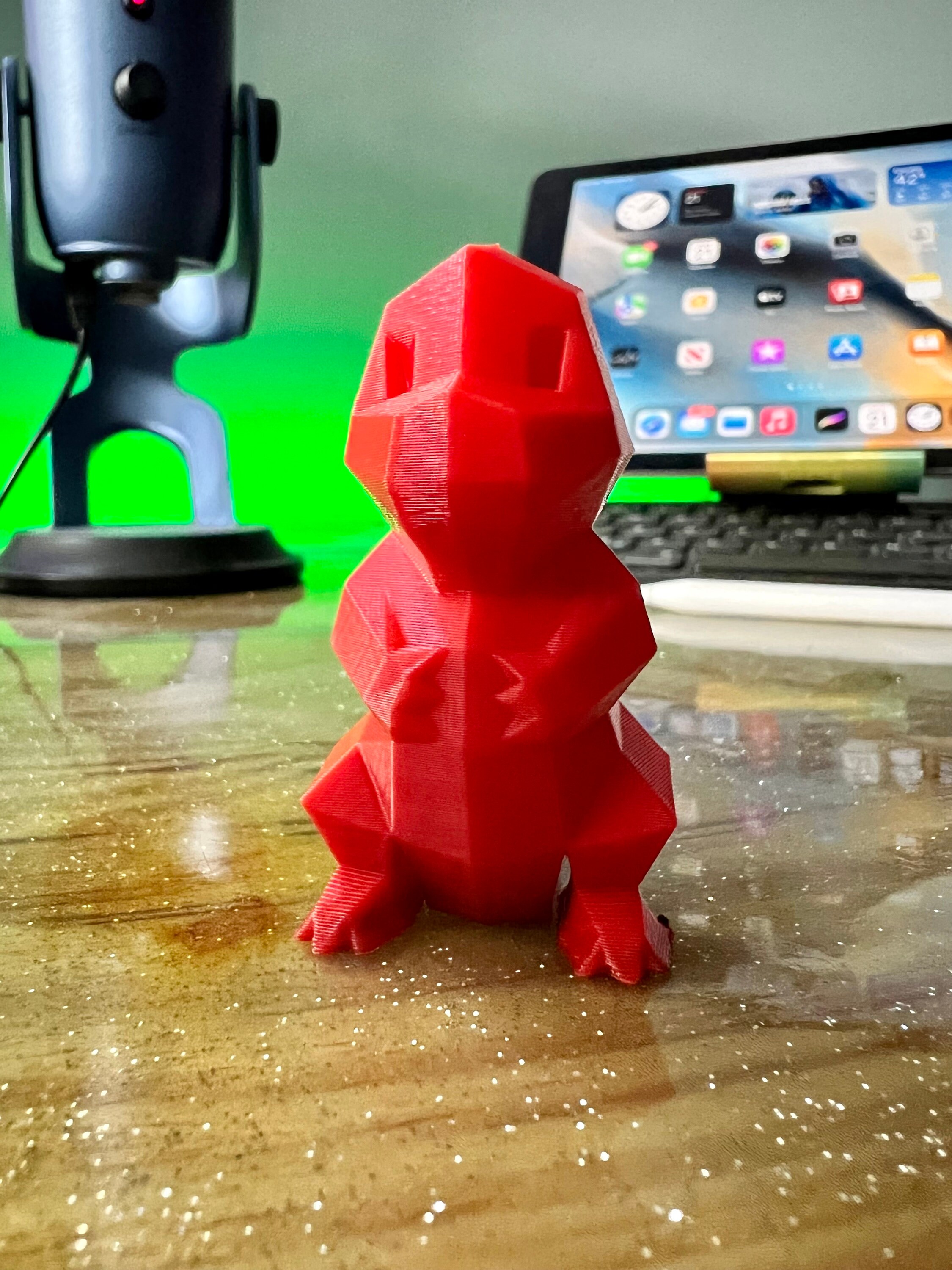 Poké Mini Set Original Starting Low Poly 3D Printed 4 Piece Set - Etsy