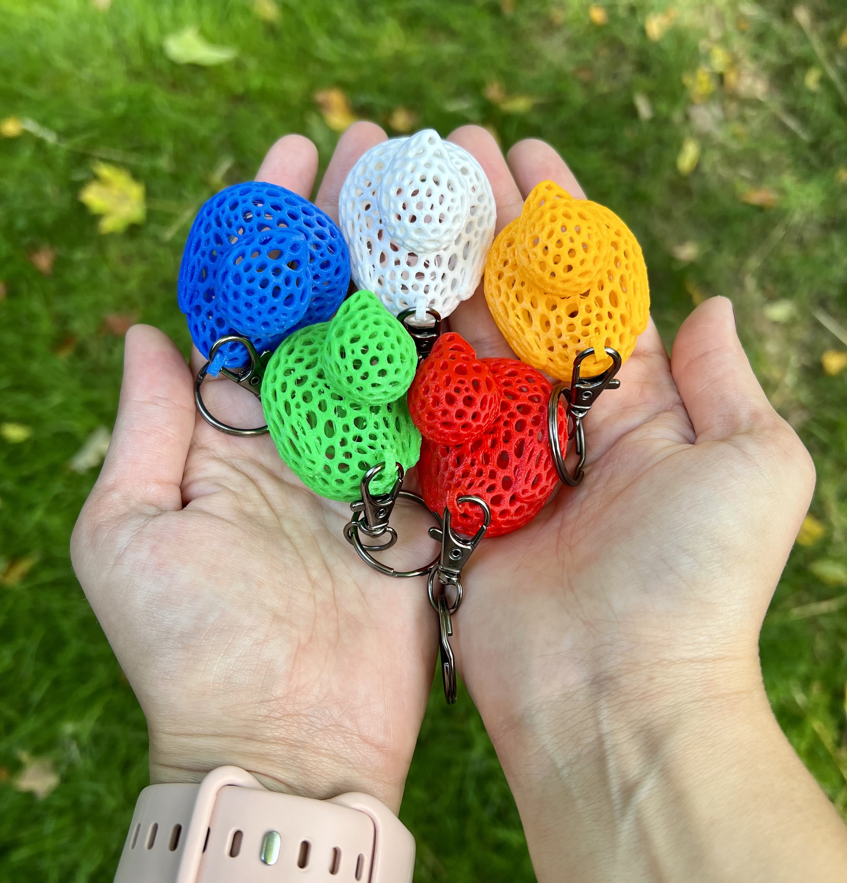 Voronoi 3D Printed Rubber Duck Keychain Get Ducked 4x4 - Etsy