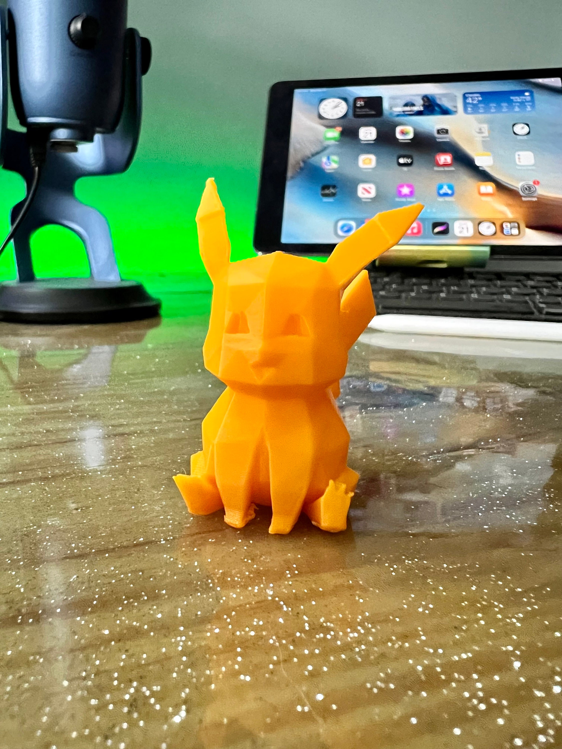 Poké Mini Set Original Starting Low Poly 3D Printed 4 Piece Set - Etsy