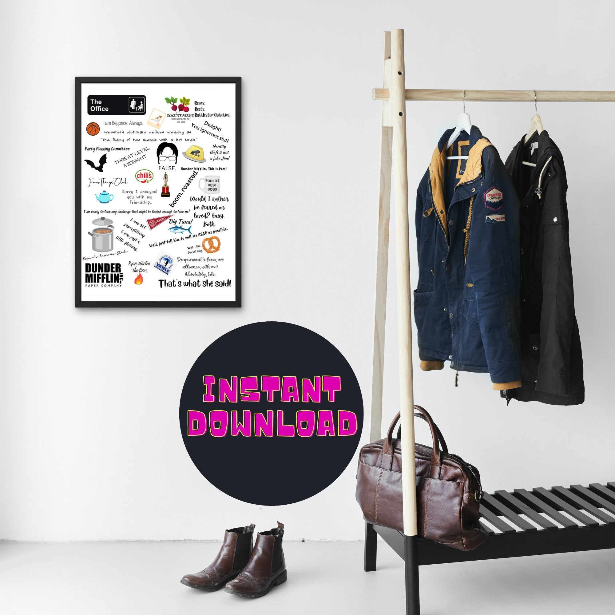 The Office Poster - Digital Printable, the Office Quotes, the Office ...