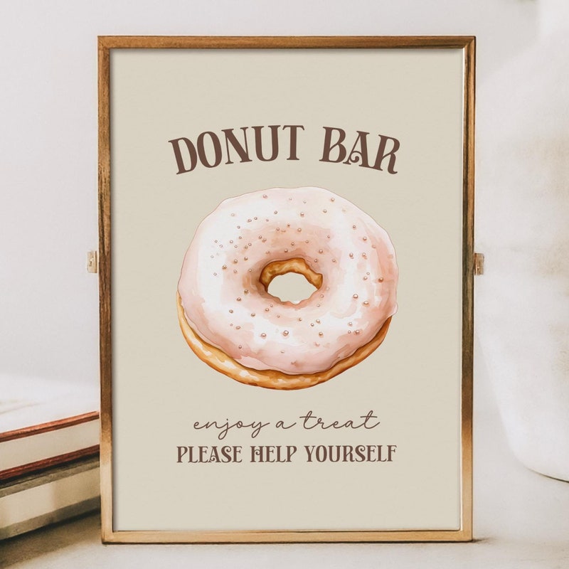 Donut Bar Sign - Etsy