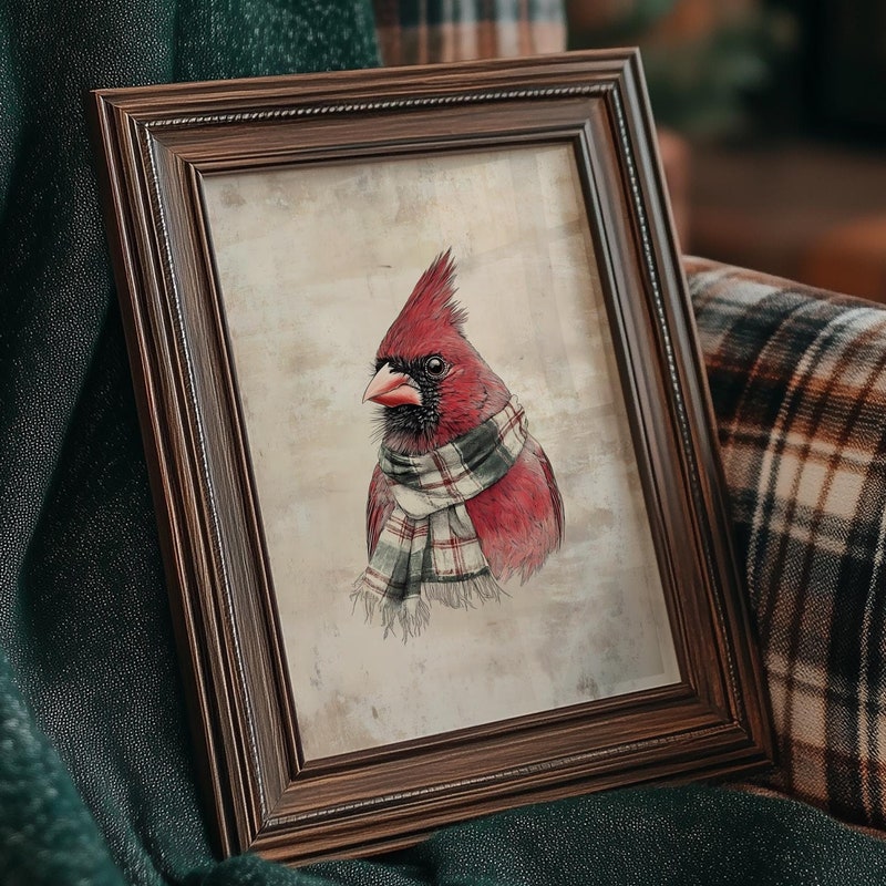 Cardinal Print - Etsy