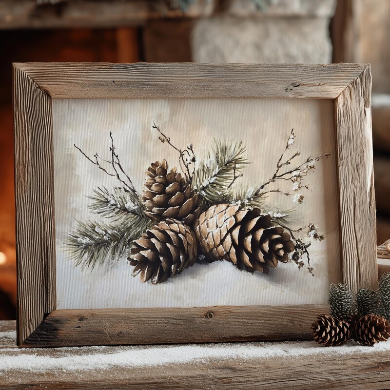 Rustic Pine Cone - Etsy