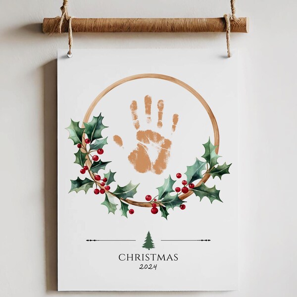 Christmas Handprint - Etsy