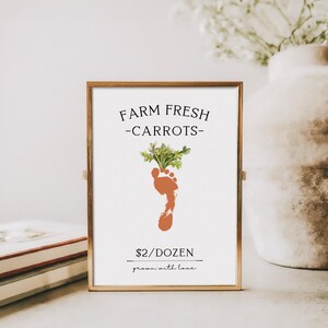 Handprint Art Printable Carrot Handprint Craft Kids Activity Child ...