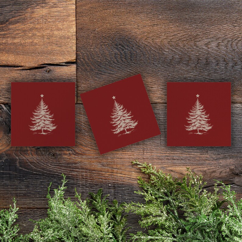 Printable Christmas Gift Tags Square Gift Tags Present Tag - Etsy