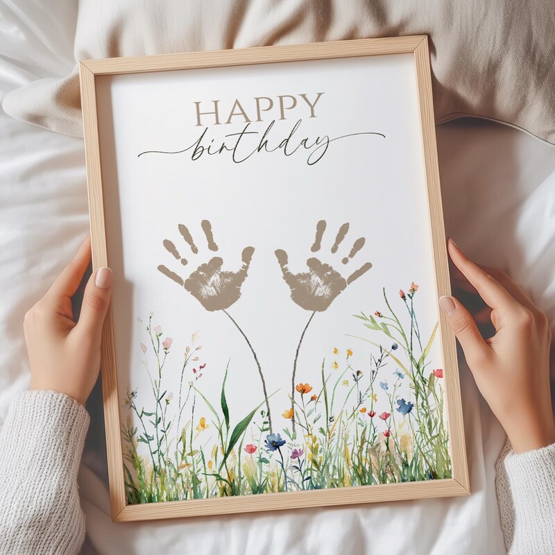 Handprint Keepsake - Etsy