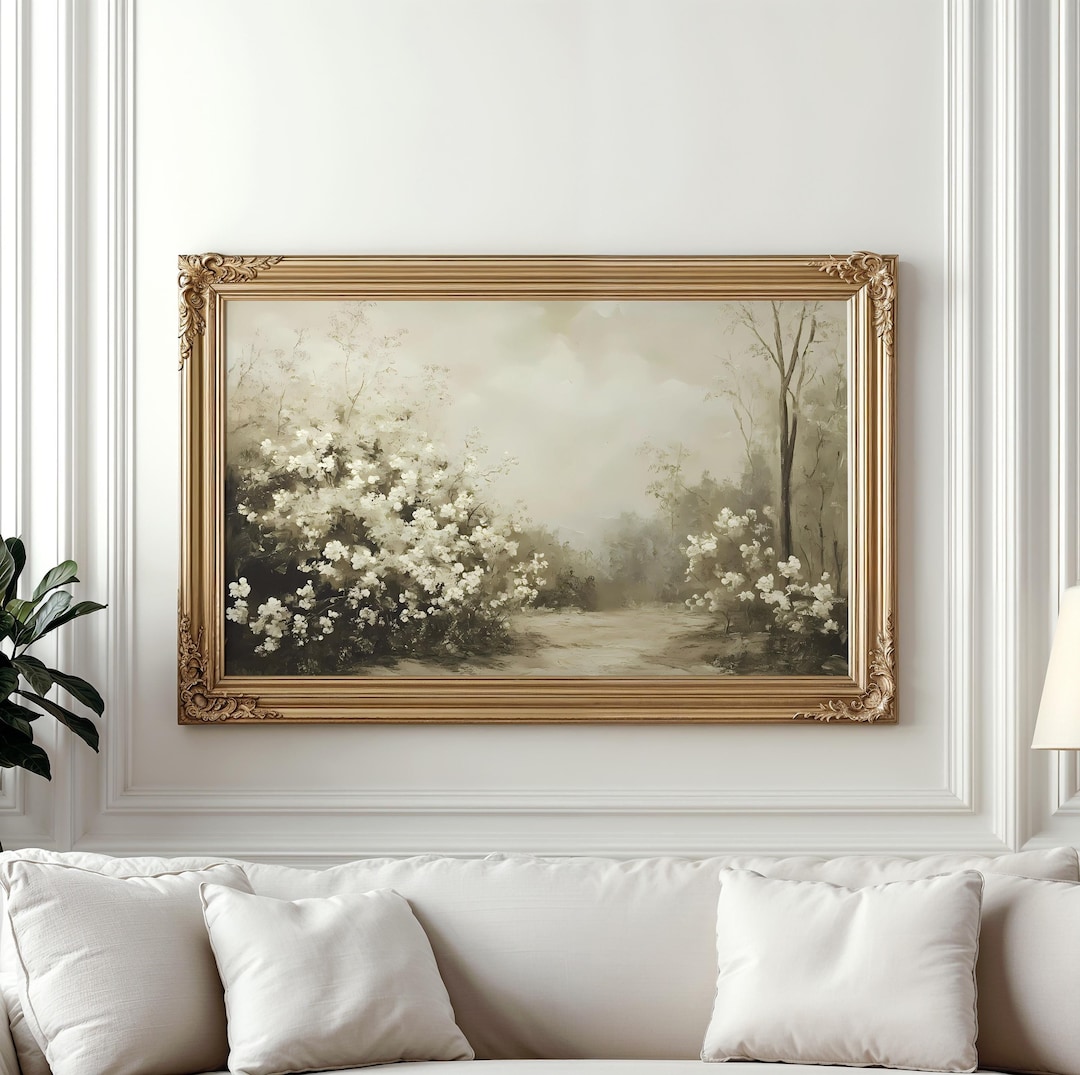 Vintage Style Wall Art Landscape Wall Art Antique Style Wall Decor ...
