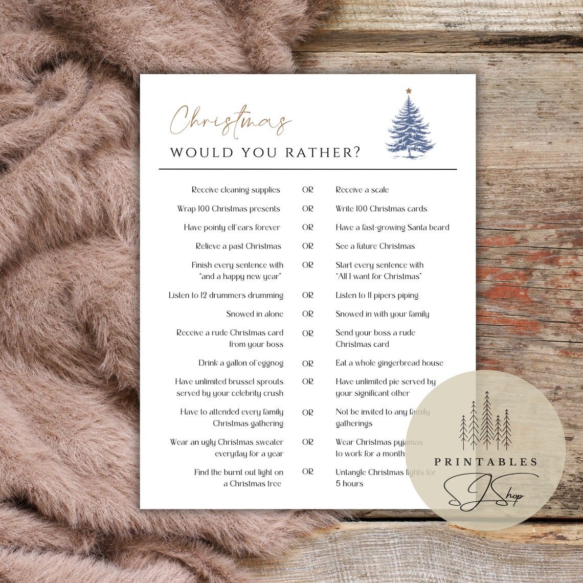 Secret Santa Questions Printable Secret Santa Questionnaire Christmas ...