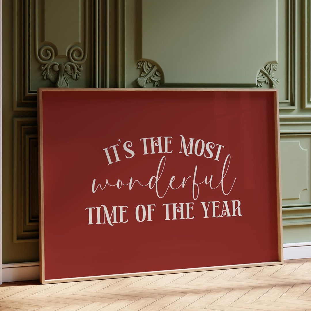 Christmas Wall Art Simple Holiday Wall Art Printable Christmas Word ...