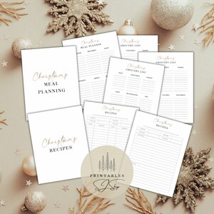 Christmas Planner Bundle Printable Planner Christmas Gift List Tracker ...