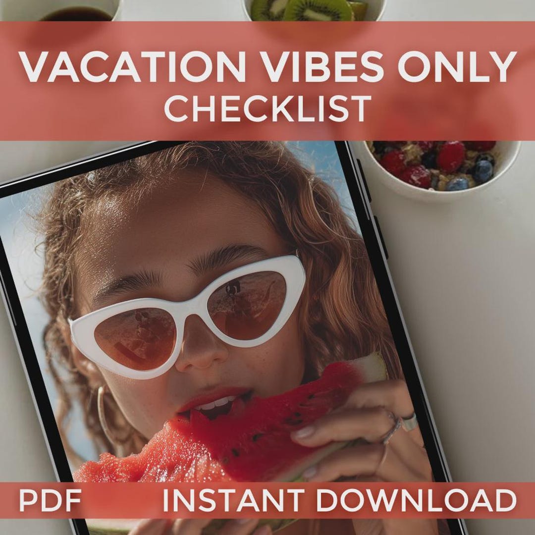 The Vacation Vibes Only Checklist: Your Fun, Foolproof Plan to Fund ...