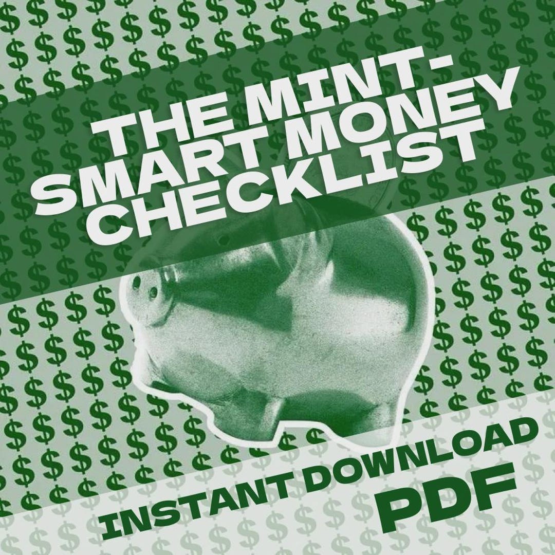 The Mint-smart Money Checklist | Budget & Saving Digital Guide | Mint ...