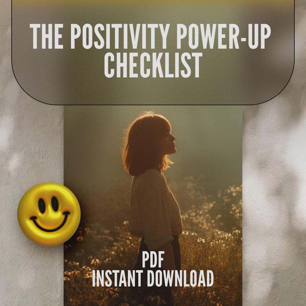 The Positivity Power-up Checklist | Positive Thinking Books Guide ...