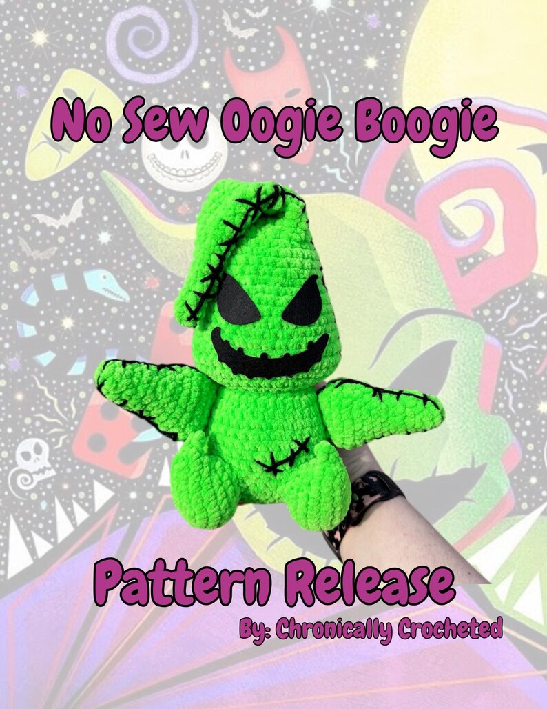 Buggy Boogie Crochet Pattern | Candy Bag Monster | No Sew Amigurumi ...