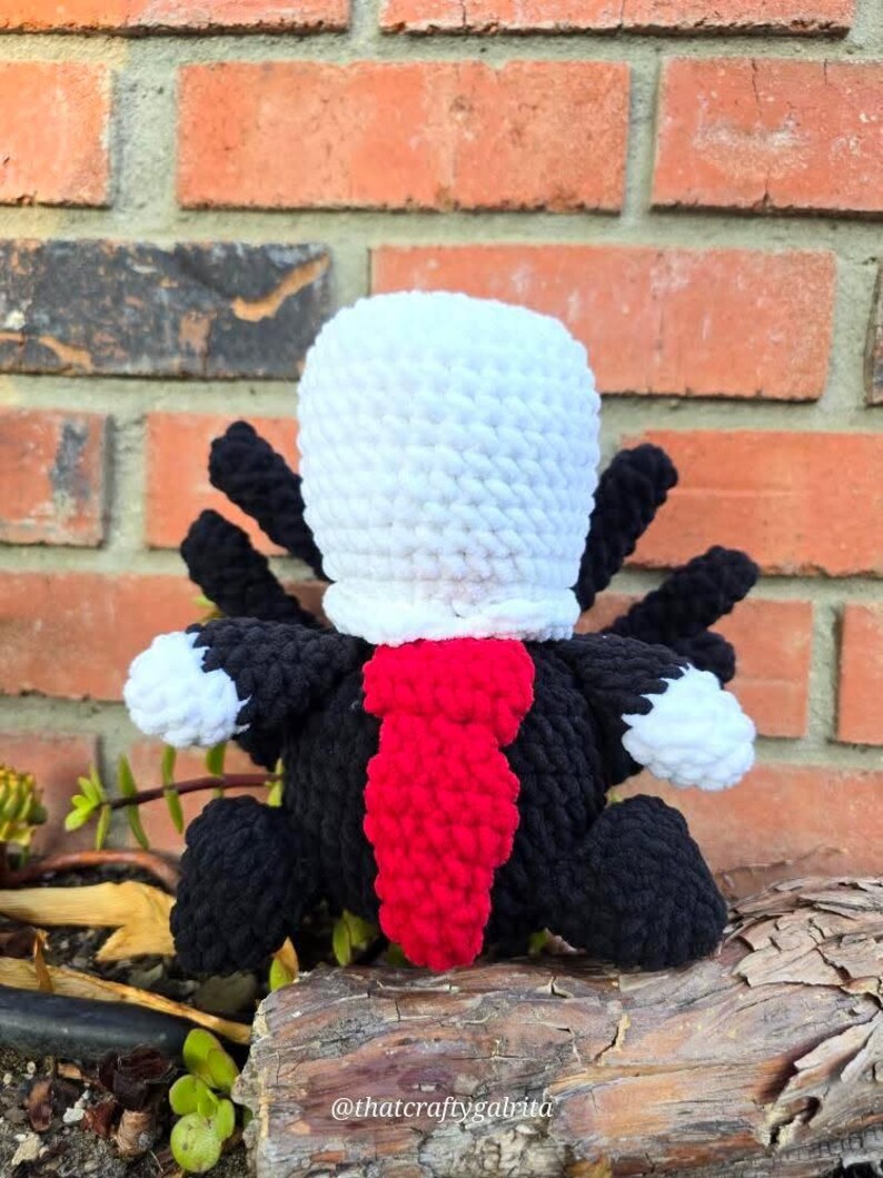 Slenderman Crochet Pattern | Horror | No Sew Amigurumi Pattern | Slendy ...