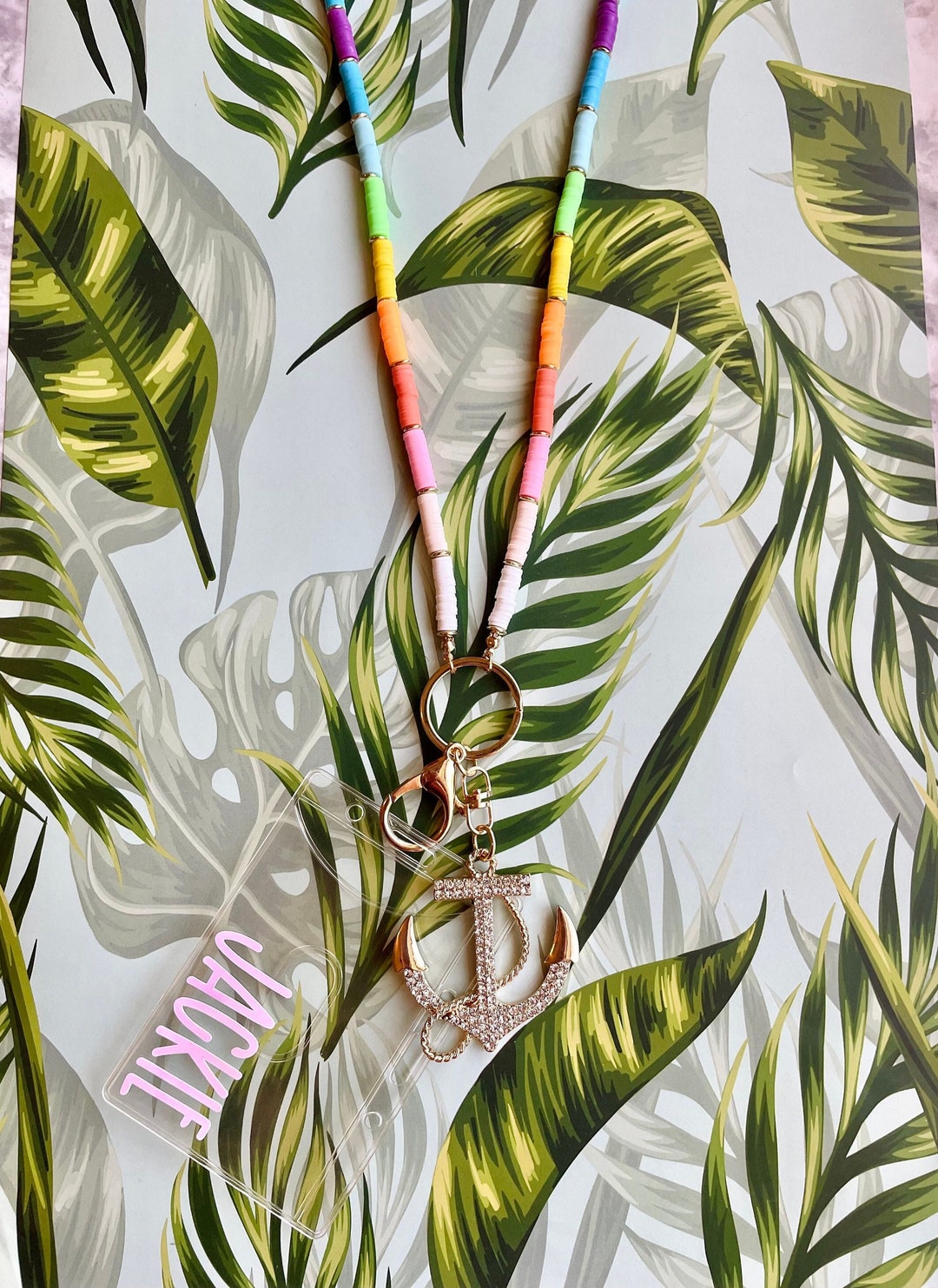 Personalized Cruise Lanyard, Rainbow Cruise Lanyard With Cardholder ...