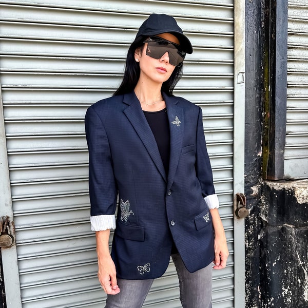 Mens Rhinestone Suit Jacket - Etsy