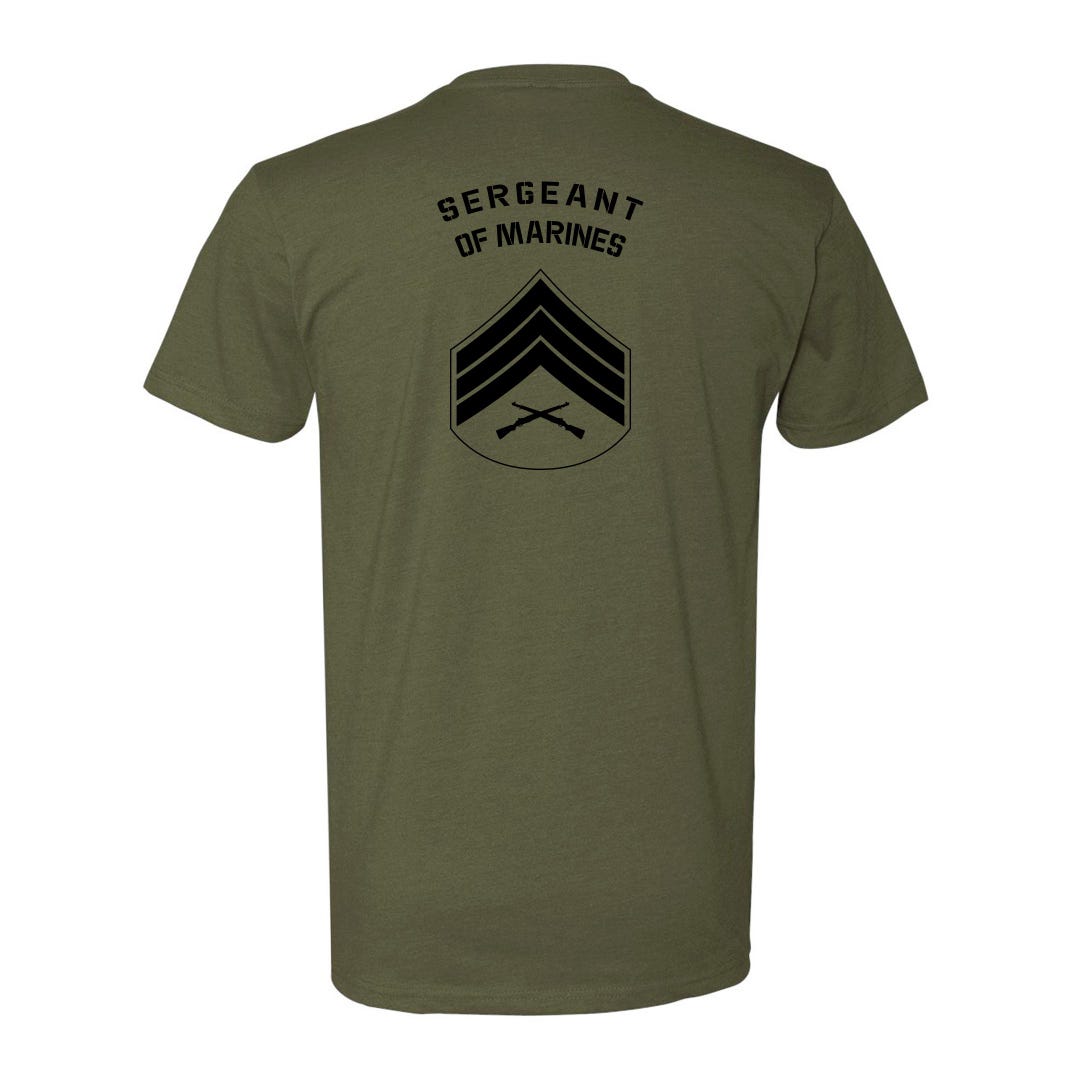E5 Sergeant of Marine #2 T-shirt - Etsy
