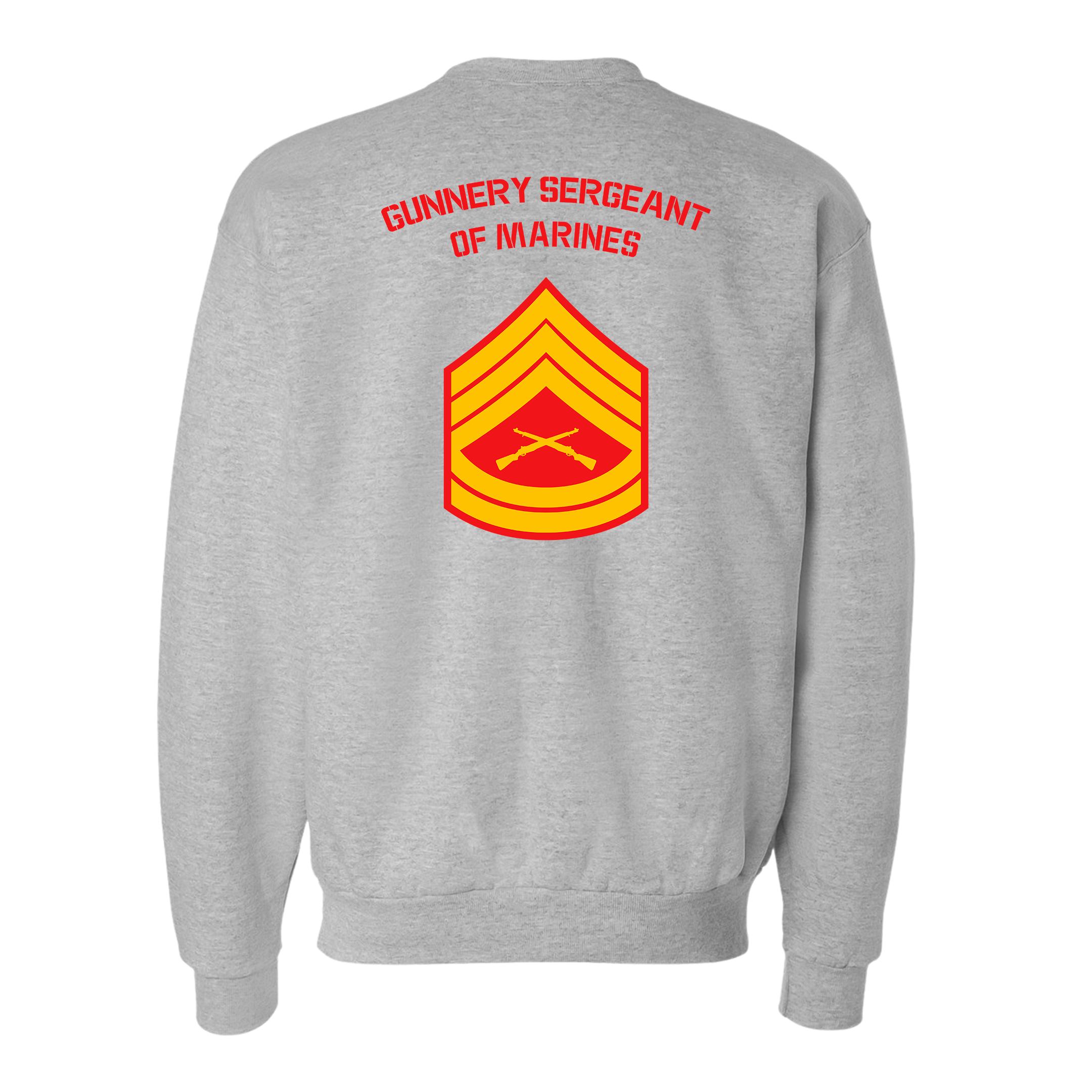E7 Gunnery Sergeant of Marines Sweatshirt - Etsy