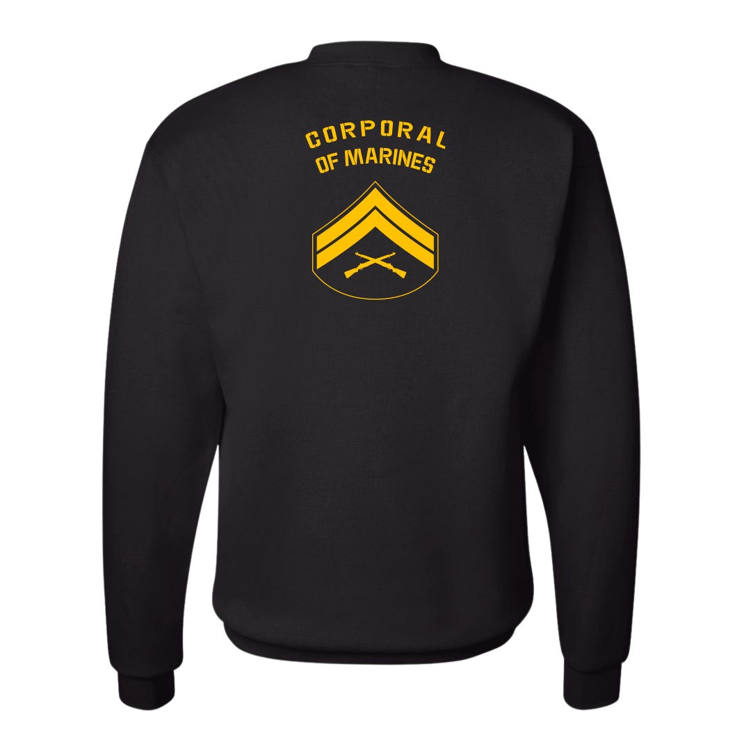 E4 Corporal of Marines #2 Sweatshirt - Etsy
